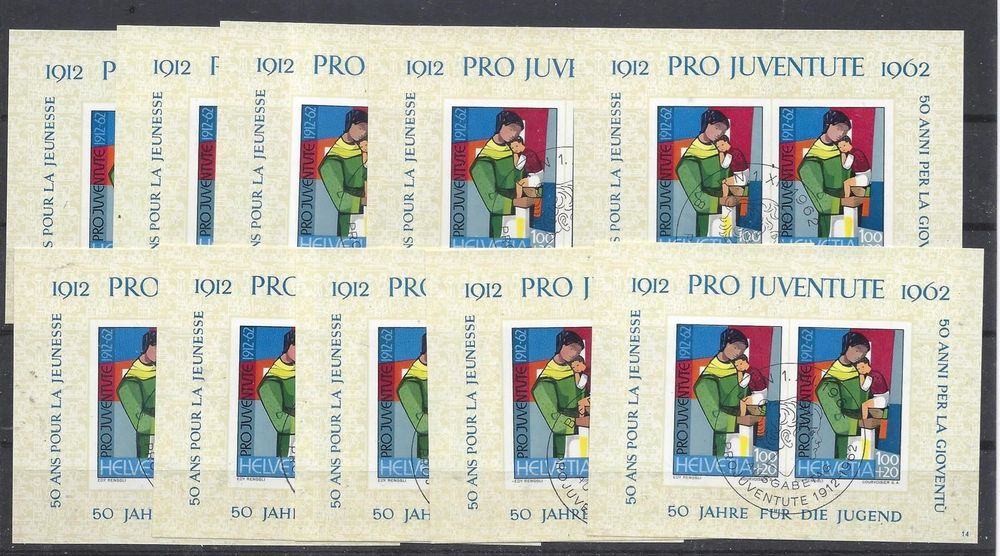 PJ Block 1962 gest. - 10 Stück ! | Kaufen auf Ricardo