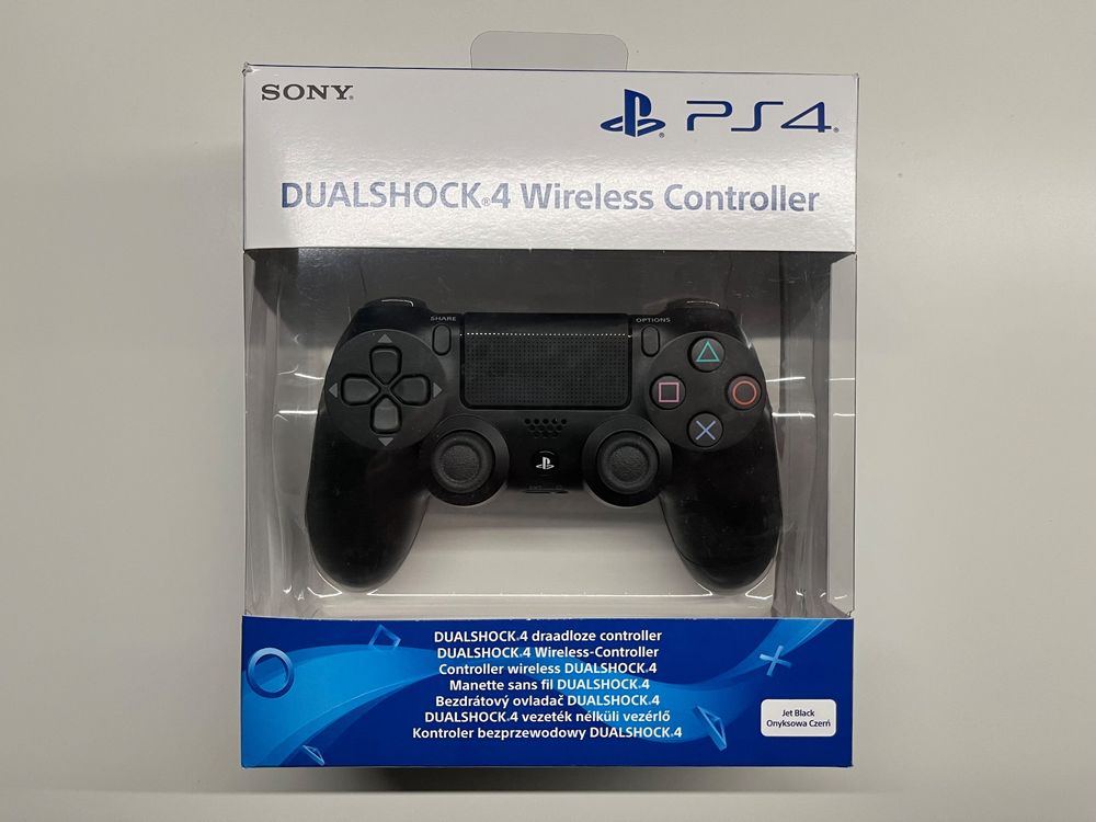 Originalverpackter Playstation 4 Controller (Jetblack) (Neu und ...