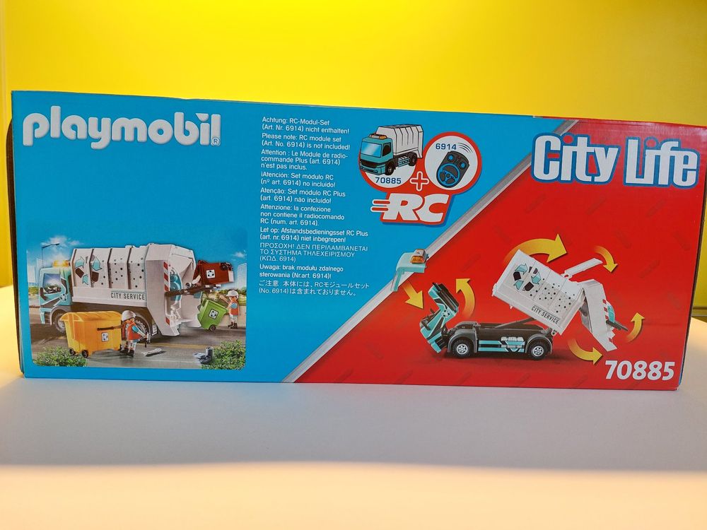 PLAYMOBIL Müllfahrzeug mit Blinklicht 70885 NEU | Kaufen auf Ricardo