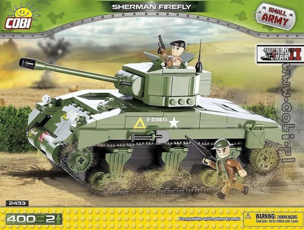 Cobi Sherman Firefly Panzer, 400 Teile, neuwertig 2453 | Kaufen auf Ricardo