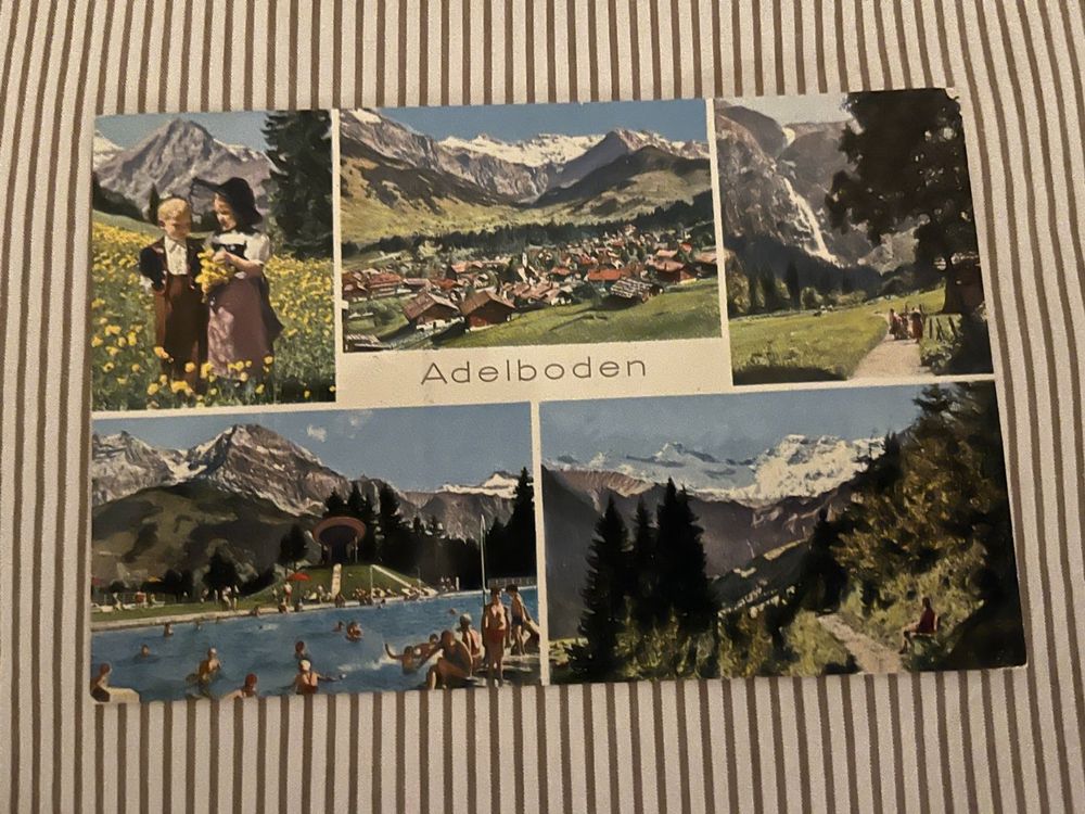 AK Adelboden 1353 m Berner Oberland (11.07.1956) (Gebraucht) in Allschwil für CHF 1 – mit ...