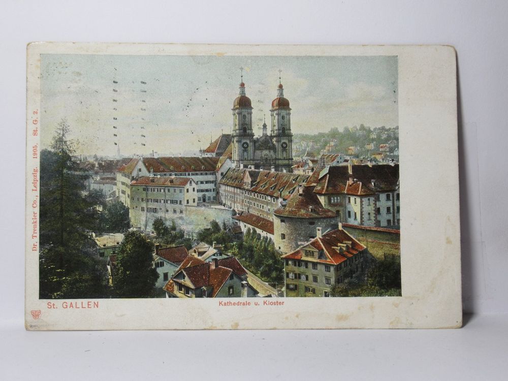 St. Gallen Kathedrale und Kloster 1905 (Gebraucht) in Grenchen für CHF 0.35 – mit Lieferung auf ...