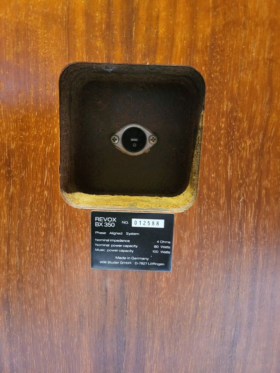 Revox BX 350 Lautsprecher (Gebraucht) in Ammerzwil BE für CHF 150 – nur ...