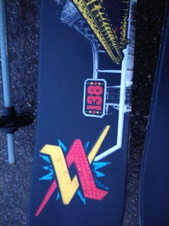 Völkl Ledge Jungen Freeride Ski 138cm K2 Stöcke 115c 138 140 (Gebraucht ...