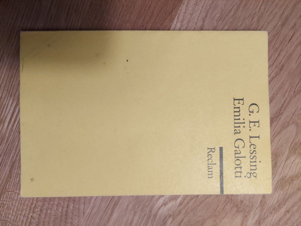 G. E. Lessing - Emilia Galotti (Gebraucht) in Winterthur für CHF 0.4 ...