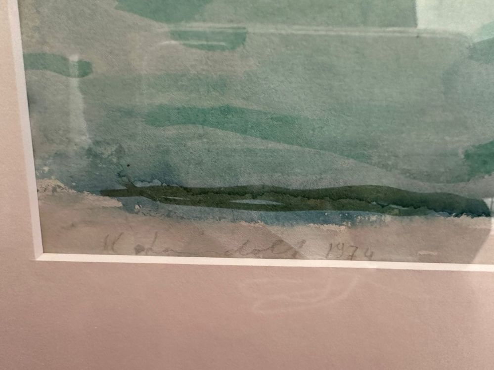 Karl Landolt, Morgenstimmung über dem Zürichsee, Aquarell (Gebraucht) in Meilen für CHF 129 ...