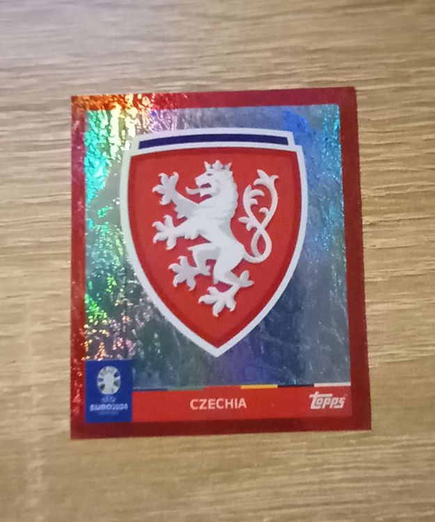 Topps Euro 2024 - Tschechische Fussballverband Logo - CZE 01 (Neu ...