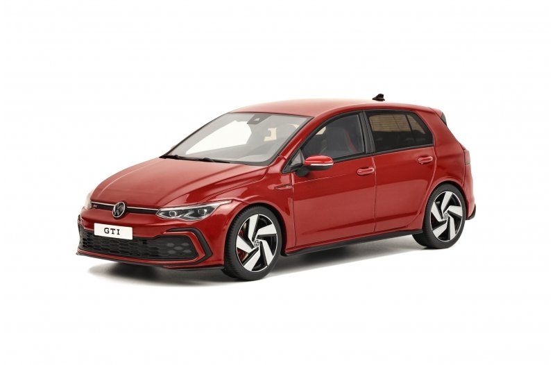 VW GOLF VIII GTI 2021 KINGS RED METALLIC 1:18 OTTO | Kaufen auf Ricardo