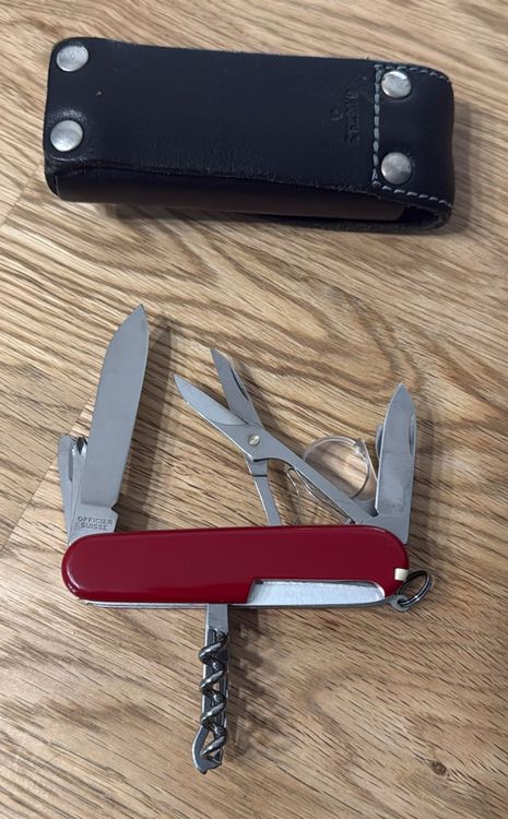 VICTORINOX SACKMESSER MIT ETUI(ERNST BASLER +PARTNER) (Gebraucht) in ...