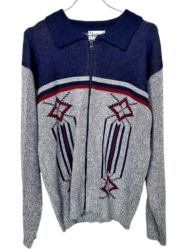 Jacques Lorant Zip-Up Collared Sweater - Size 44/46 - (Gebraucht) in ...