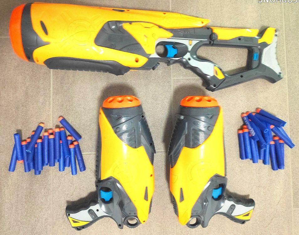 Nerf Dart Tag 2x Speedswarm 1x Swarmfire (Gebraucht) in Konolfingen für ...