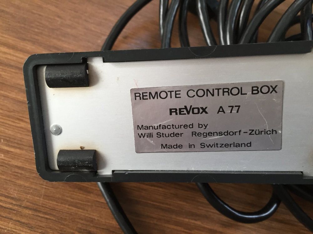 Remote Control Revox A77 (Gebraucht) in Thun für CHF 33.5 – mit ...