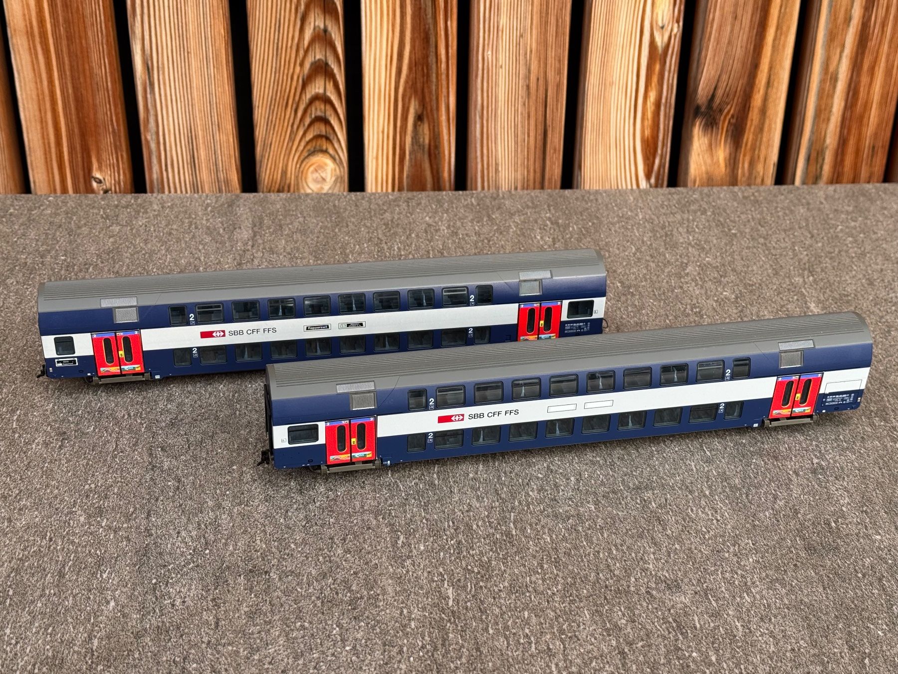 SBB ZVV Fleischmann H0 2er Set S-Bahn 2.Klasse neues Logo (Gebraucht ...