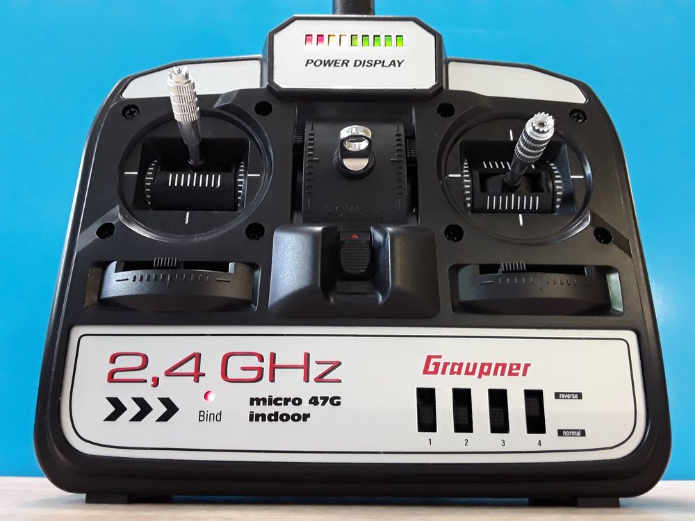 Graupner _ Fernbedienung 2.4 GHz _ micro 47G indoor (Defekt) in Uerikon für CHF 24 – mit ...