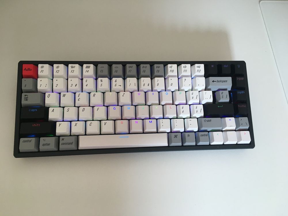 Keychron K2 US Layout w/ additional keycaps retro MAC OS (Gebraucht) in ...