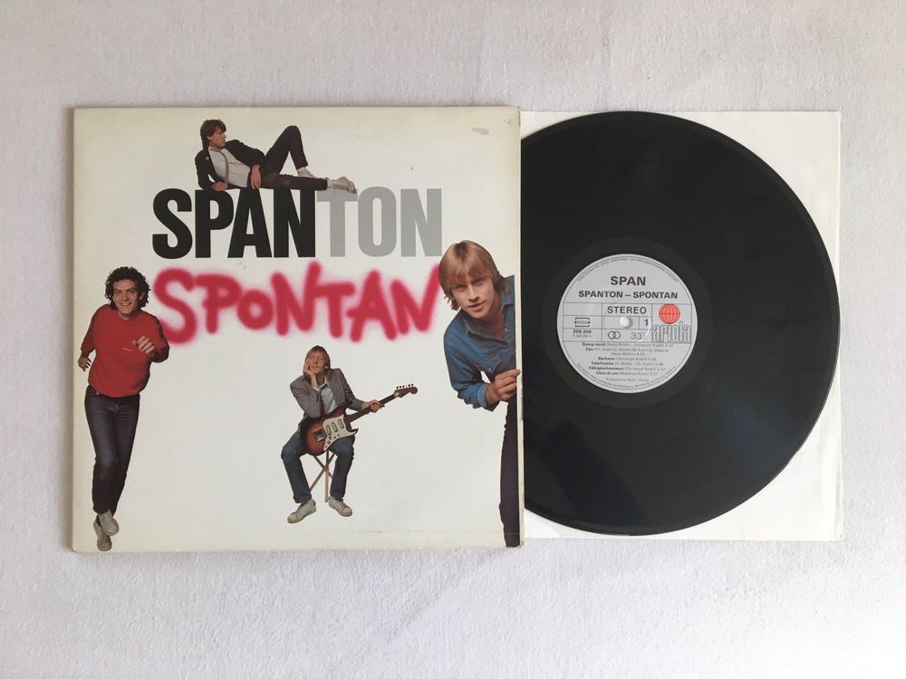 SPAN - SPANTON / SPONTAN LP 1982 | Kaufen auf Ricardo