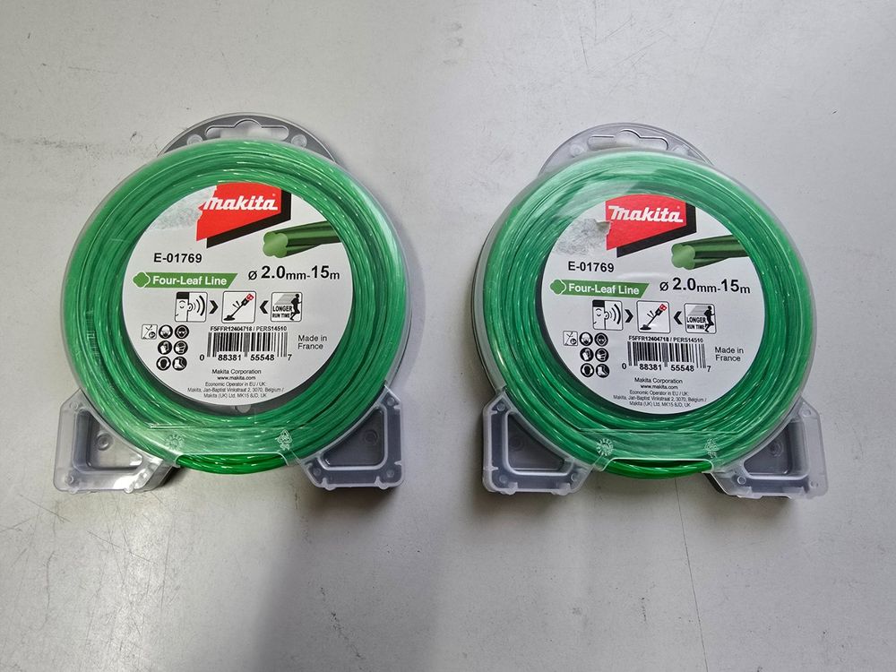 2x neue Makita Mähfaden D: 2mm L. 15m ab 1.- (Neu und originalverpackt) in KRINAU für CHF 7 ...
