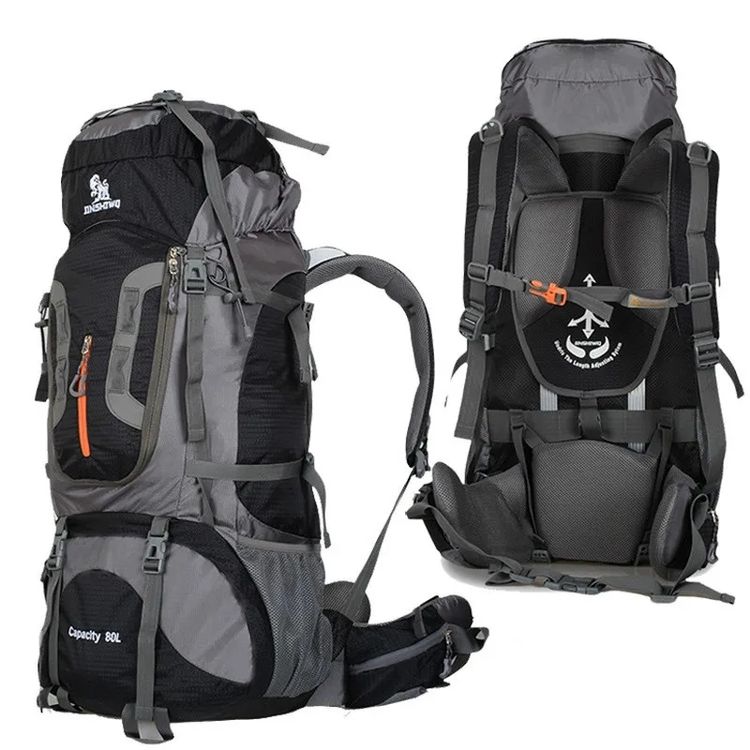 Backpack Rucksack 80L schwarz | Kaufen auf Ricardo