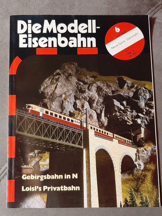 Zeitschrift, Die Modell Eisenbahn 1986 (Gebraucht) in Lohn-Ammannsegg für CHF 1 – mit Lieferung ...