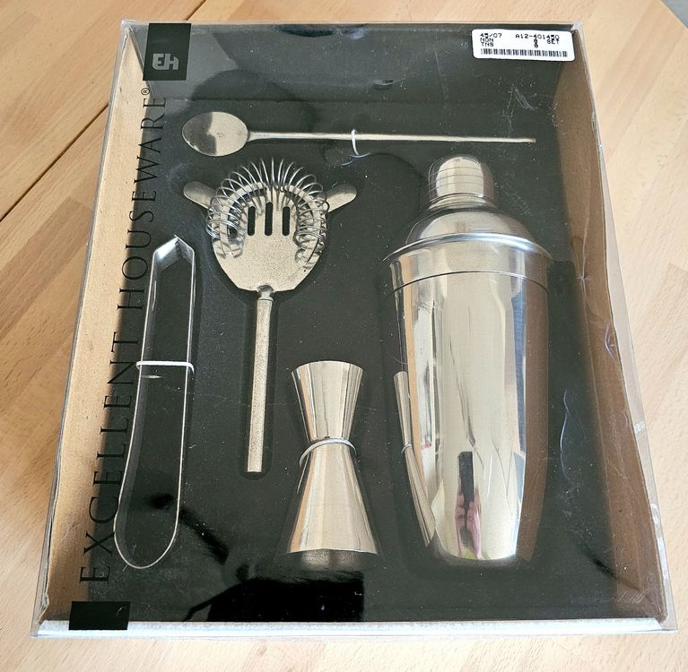 Cocktail Shaker-Set 5-teilig | Kaufen auf Ricardo