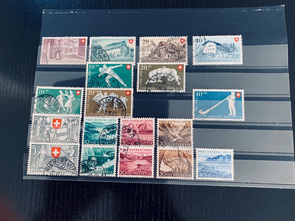 Pro Patria, gestempelt 1949-1953 | Kaufen auf Ricardo