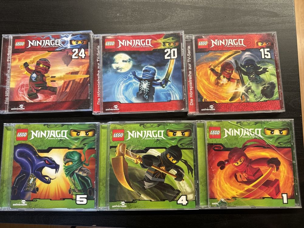 Ninjago CD‘s 1, 4, 5, 15, 20, 24 (Gebraucht) in Oberweningen für CHF 1 ...
