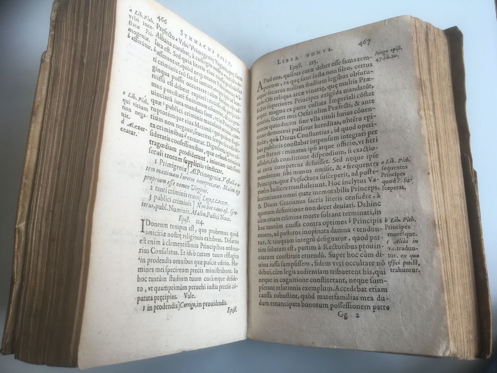 Buch 1598 Symmachus Briefe in 10 Büchern antik Pergament (Gebraucht) in ...