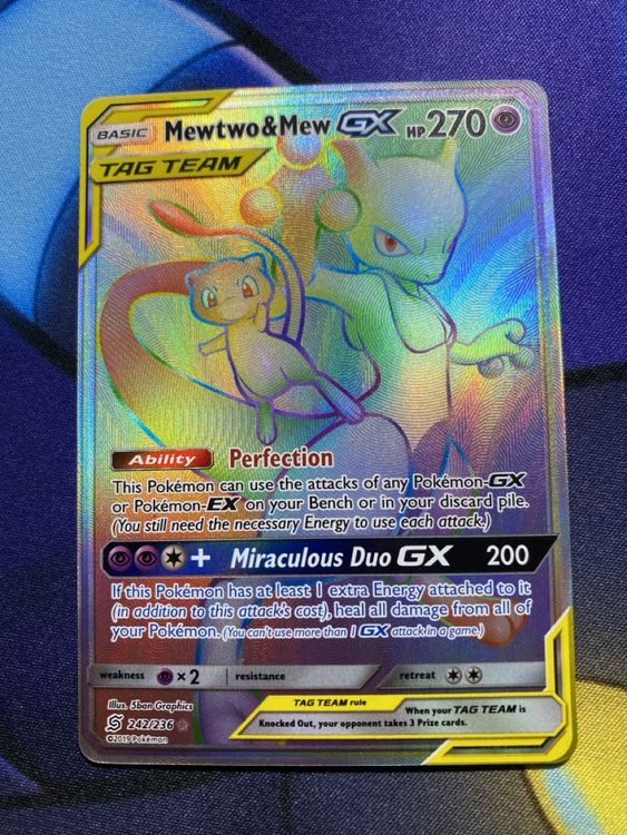 Pokemon Karte [Mewtwo & Mew] [Rainbow] (Gebraucht) in Schwyz für CHF 89 ...