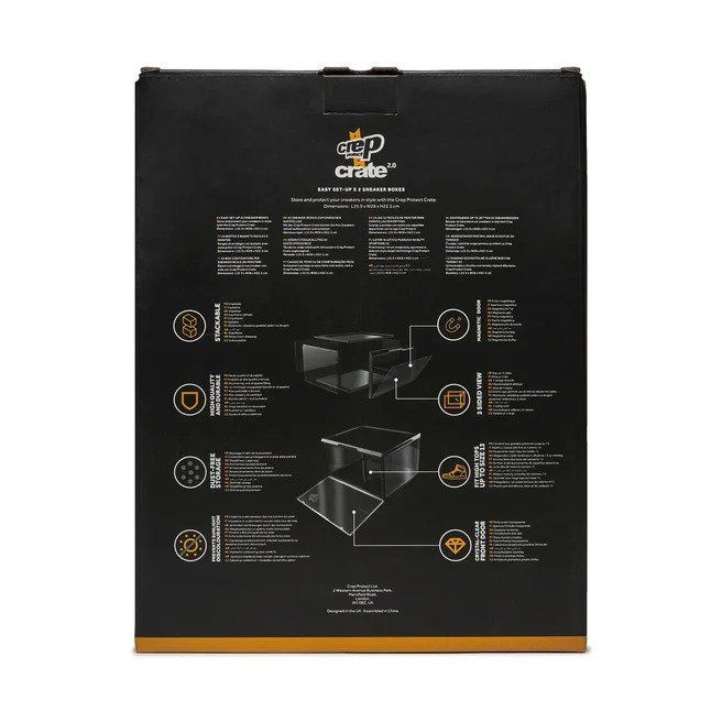 4 Boîtes Crep Protect Crate – Rangement Empilable et Anti-UV (Neu und ...