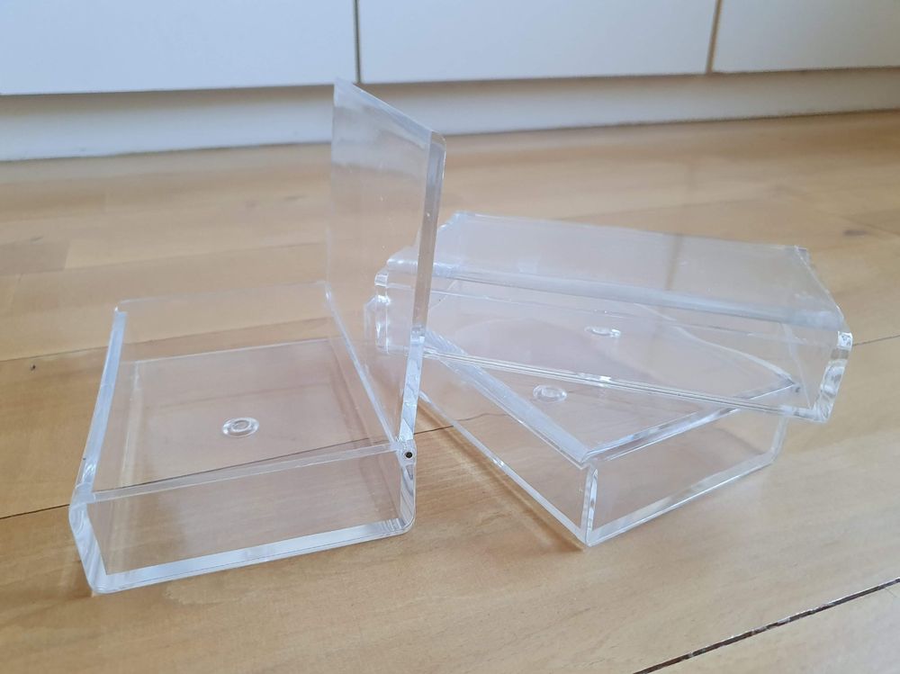 3 x Box / Aufbewahrungsbox / Schatulle aus Plexiglas | Kaufen auf Ricardo