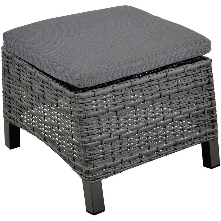 Poly Rattan Gartenstuhl Hocker Parma | Kaufen auf Ricardo Poly Rattan Gartenstuhl Hocker Parma | Kaufen auf Ricardo