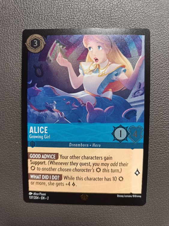 Alice Growing Girl FOIL 137/204 Lorcana | Kaufen auf Ricardo
