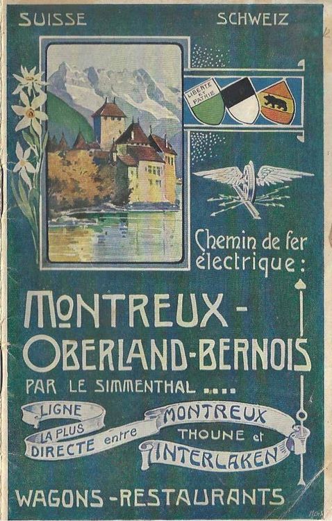 MOB - Montreux-Oberland-Bernois, brochure, 1909 | Kaufen auf Ricardo