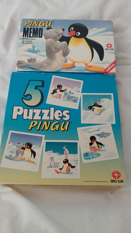 PINGU Memo + 5 Puzzles ab 3 Jahre (Gebraucht) in Arnegg für CHF 12 ...