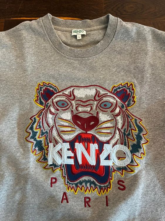 Kenzo Pullover grau Gr. L (Neu (gemäss Beschreibung)) in Gundetswil für ...
