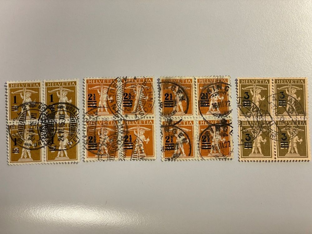 Tellknabe Viererblock, gestempelt (Gebraucht) in Küssnacht am Rigi für CHF 19 – mit Lieferung ...