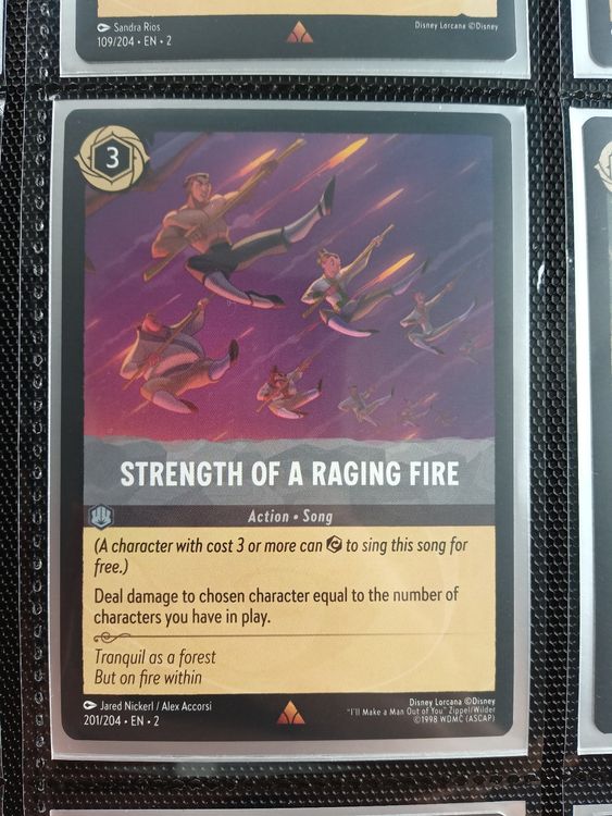 Strength of a Raging Fire - Lorcana Rise of the Floodborn (Gebraucht ...