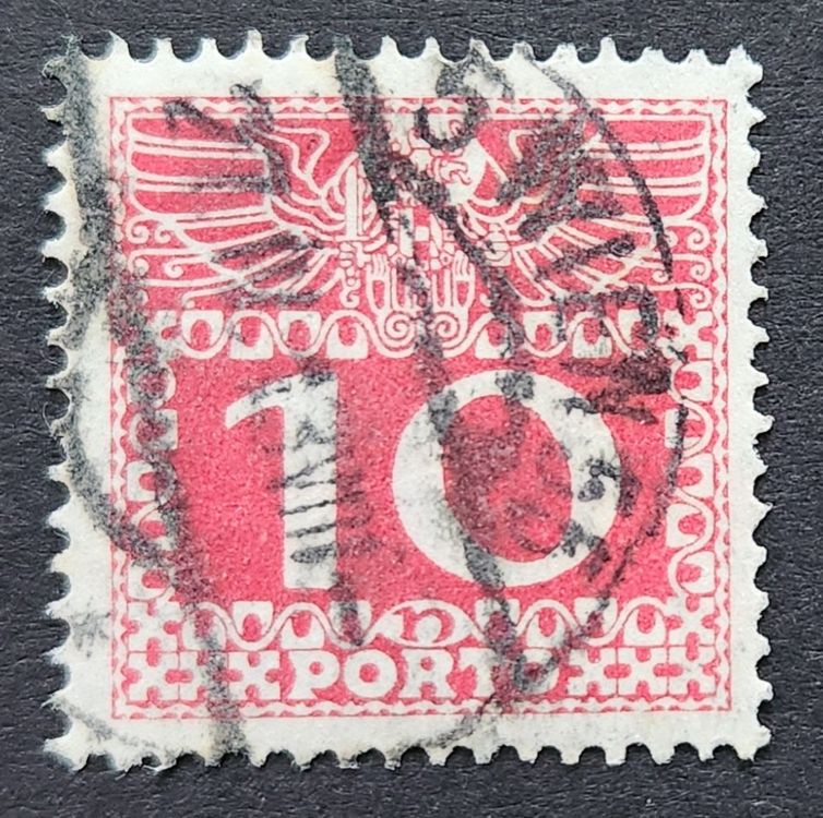 Österreich Portomarken-Mi 38 (1908) (Gebraucht) in Hittnau für CHF 1 – mit Lieferung auf Ricardo ...