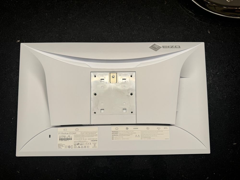 Triple Monitorhalterung Ergotron HX mit 3 Eizo Monitor EV246 (Gebraucht ...