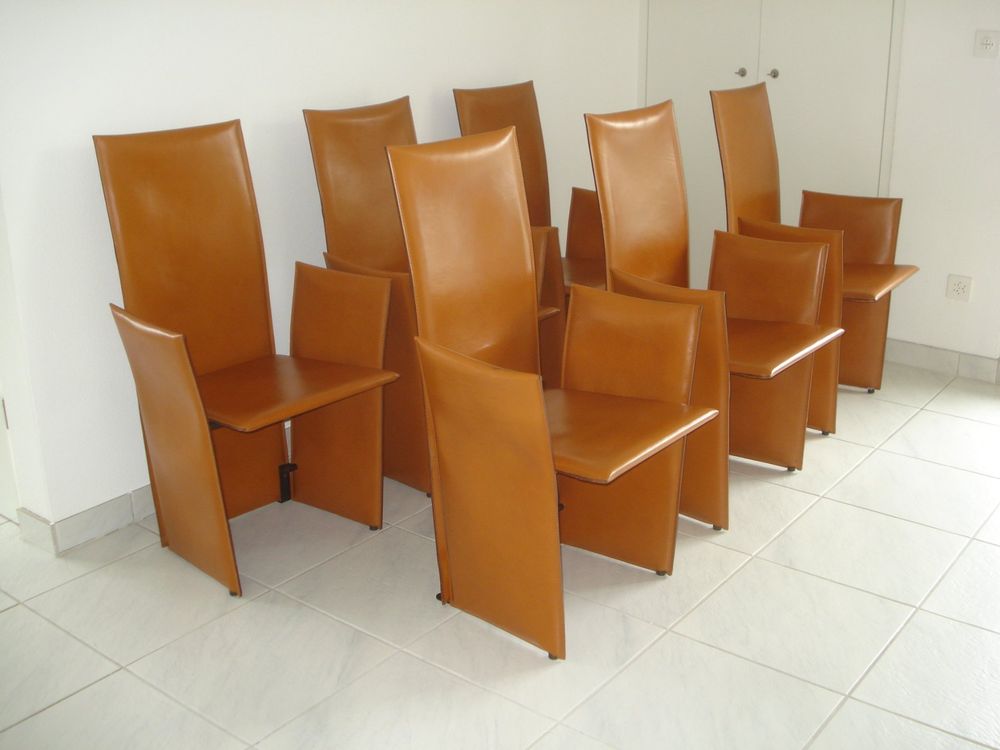 Italienische Designer Stuhle Leder