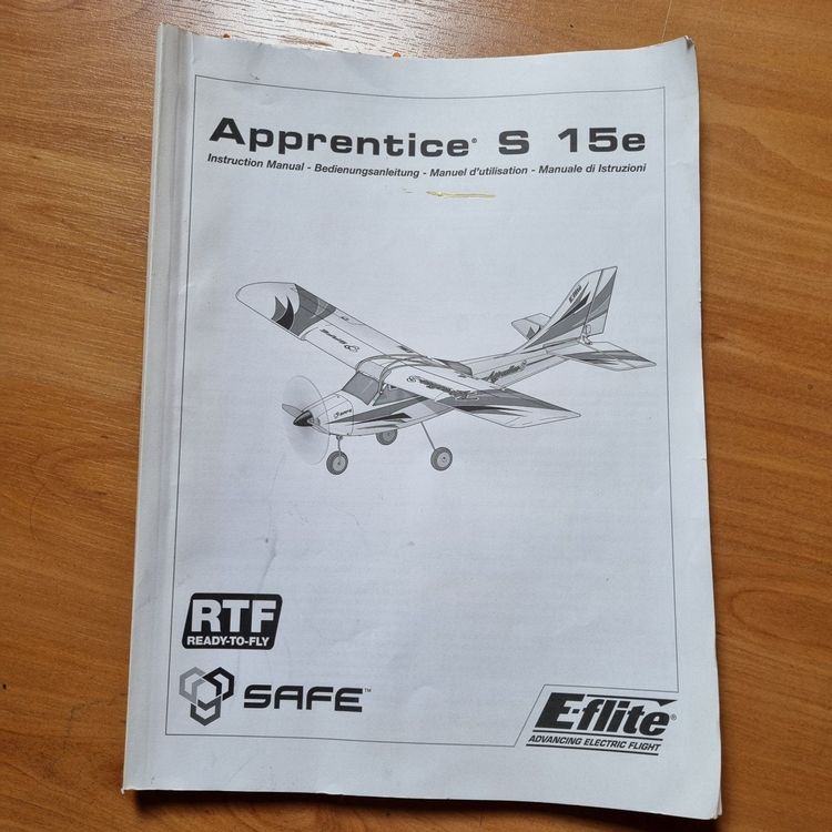 Apprentice S 15e Modellflugzeug (Defekt) in Oberentfelden für CHF 66 ...