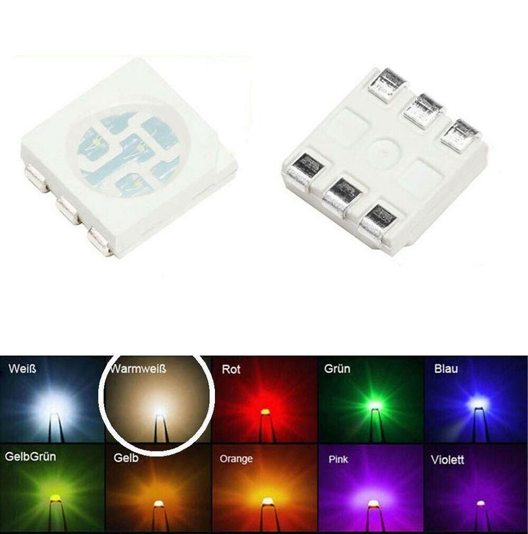LED-SMD 5050 warmweiss, 20 Stück (Neu (gemäss Beschreibung)) in Luzern ...