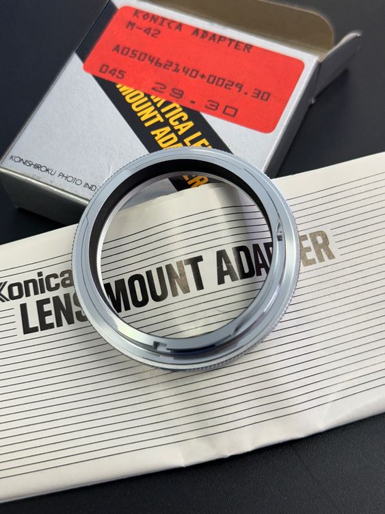 Konica Adapter M-42 Konica Praktica Lens Mount Adapter ll | Kaufen auf ...
