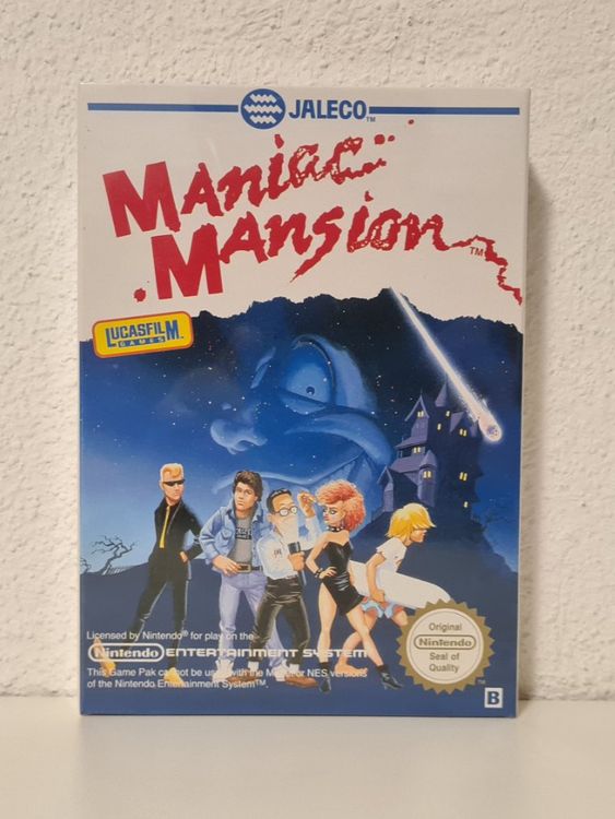 MANIAC MANSION - NEU & SEALED / Pal B Nintendo NES (Neu und ...