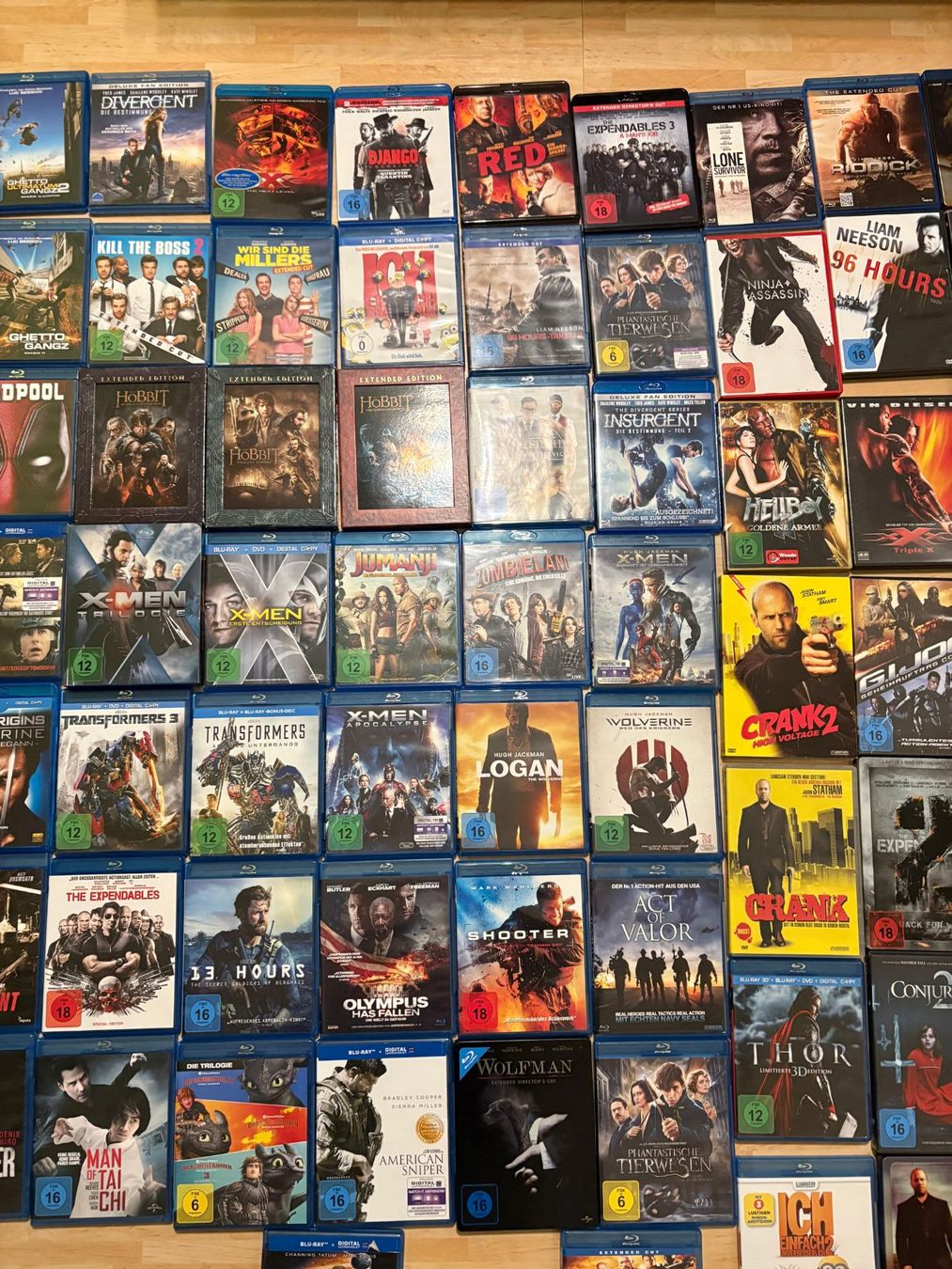 Blu-Ray Sammlung - Hobbit, Marvel, X-Men uvm. (Gebraucht) in Vilters ...