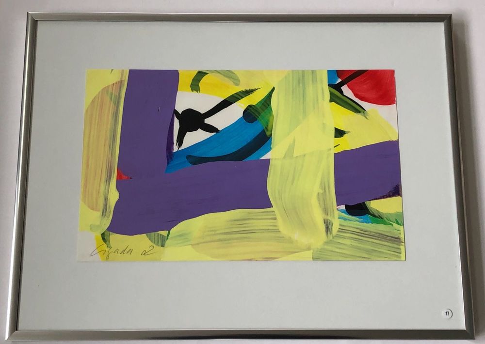 Moderne Mischtechnik unleserlich Sign (Gebraucht) in Root für CHF 15 – mit Lieferung auf Ricardo ...