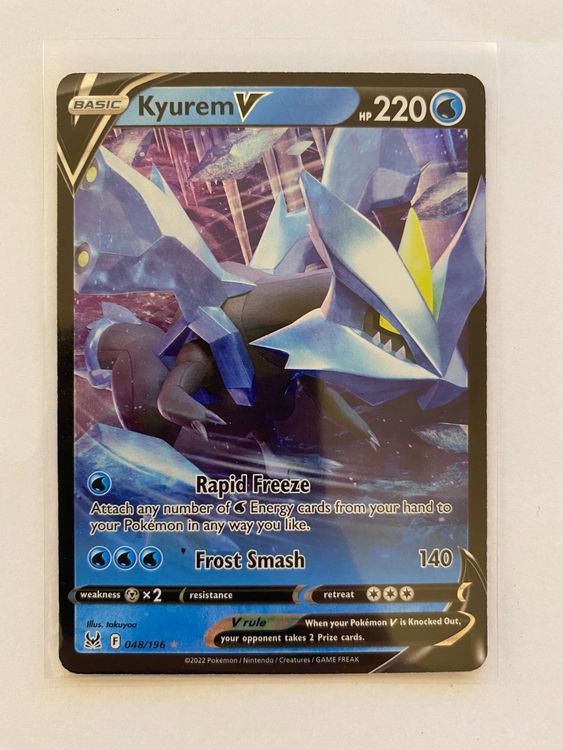 Pokemon Kyurem V 048/196 Lost Origin EN (Neu (gemäss Beschreibung)) in ...