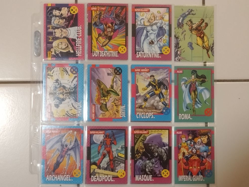 Cartes X-Men Marvel Super Heroes impel 90's (D'occasion) à Farvagny-le ...