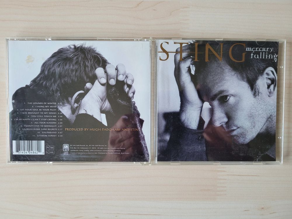 Sting - Mercury Falling CD 1996 (Gebraucht) in Nebikon für CHF 0.5 – mit Lieferung auf Ricardo ...