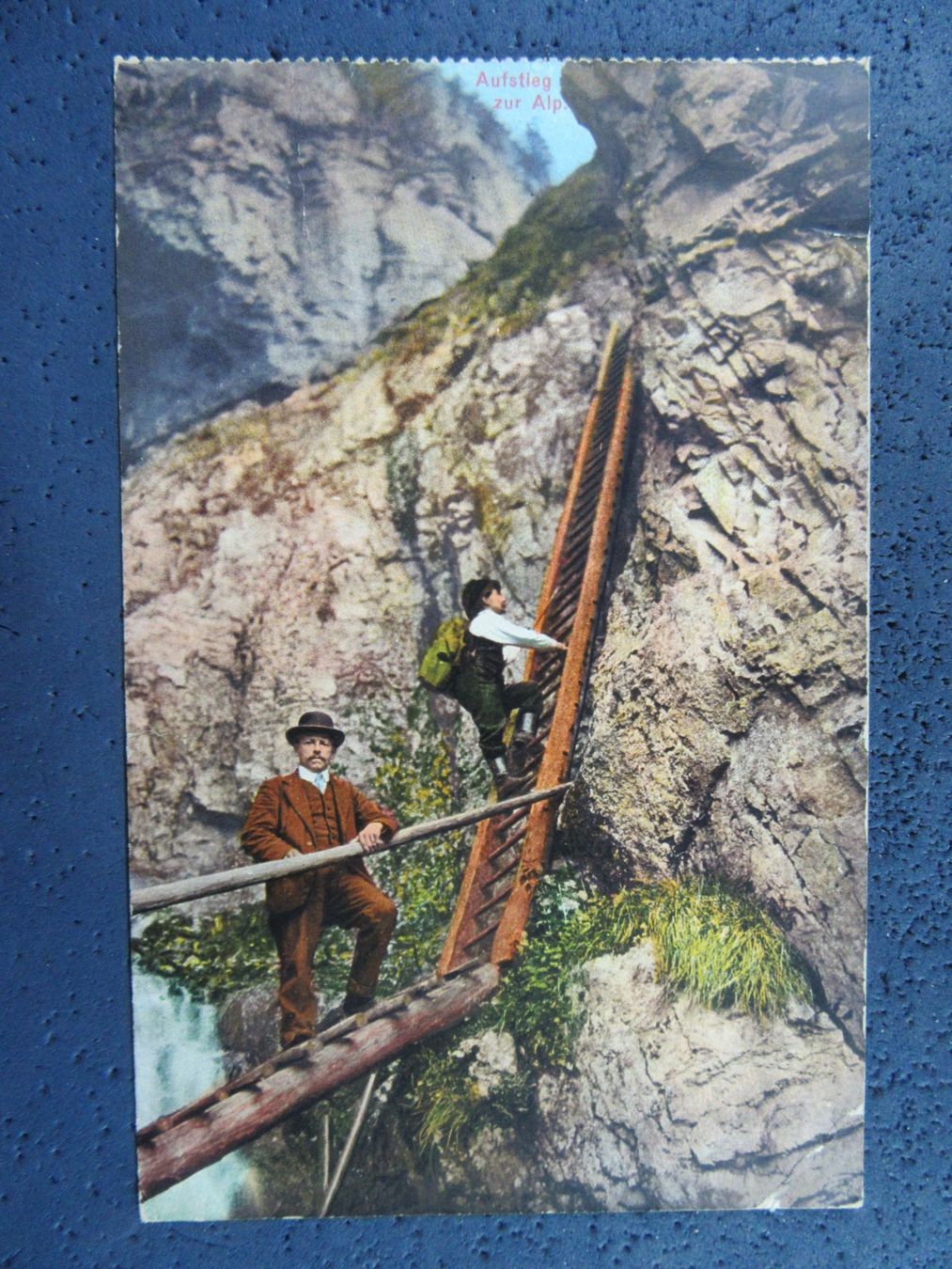 AUFSTIEG ZUR ALP LEITERSTEIGEN 1917 GEL. ETZIKEN AK BUG (Gebraucht) in ...